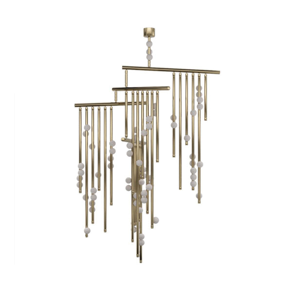 76-bulb Drop System Chandelier