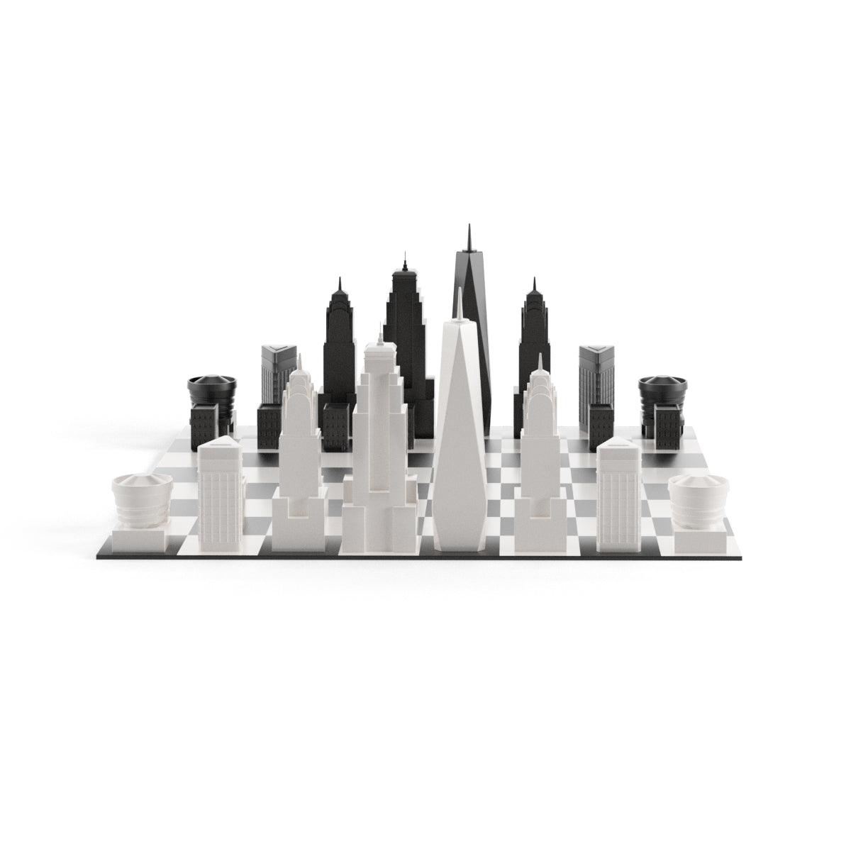 NYC Skyline Chess Set