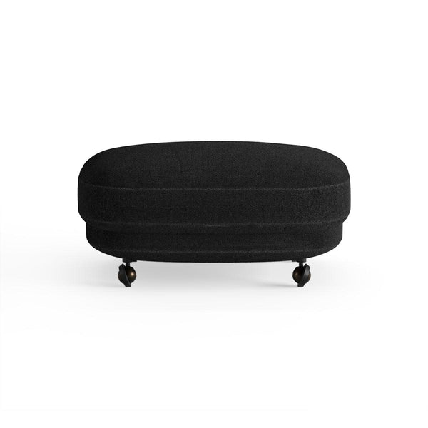 Round Footstool with casters